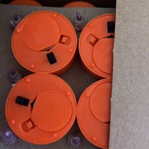 Amazon | Accents | Nib 2pc Orange Led Battery Tealights | Poshmark
